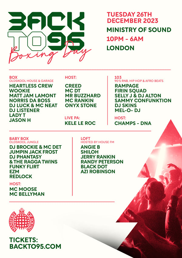 BOXING DAY 2023 - Back To 95